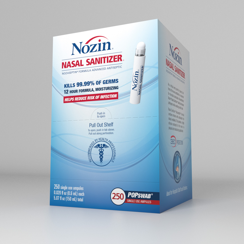Ampollas Nozin® Nasal Sanitizer® Popswab® 250 pza – DRM HEALTH